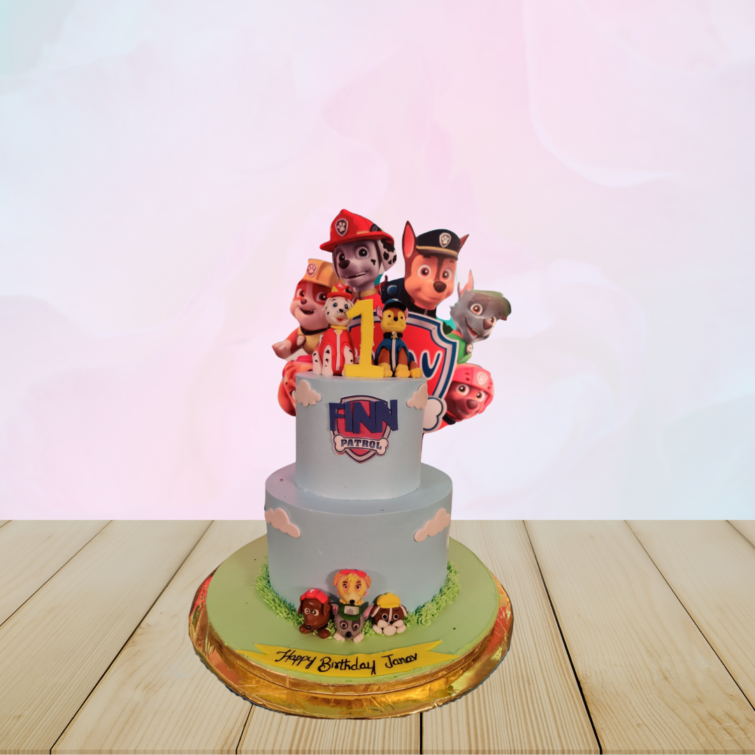 Paw Patrol Theme – Paw-some Patrol Cake – cakenagar